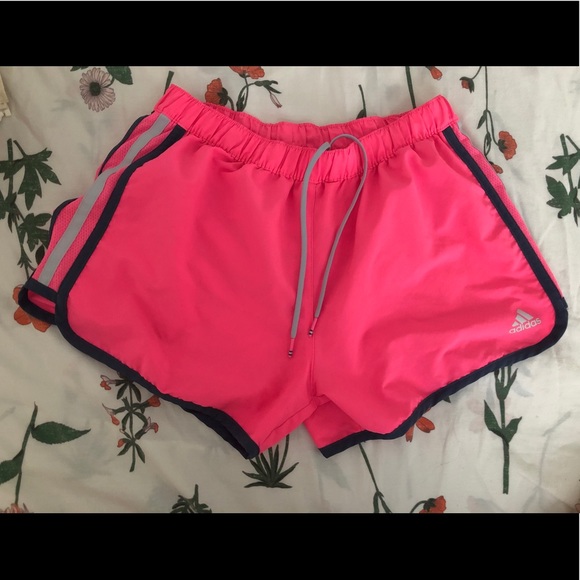 adidas | Shorts | Adidas Hot Pink Climalite Running Shorts | Poshmark